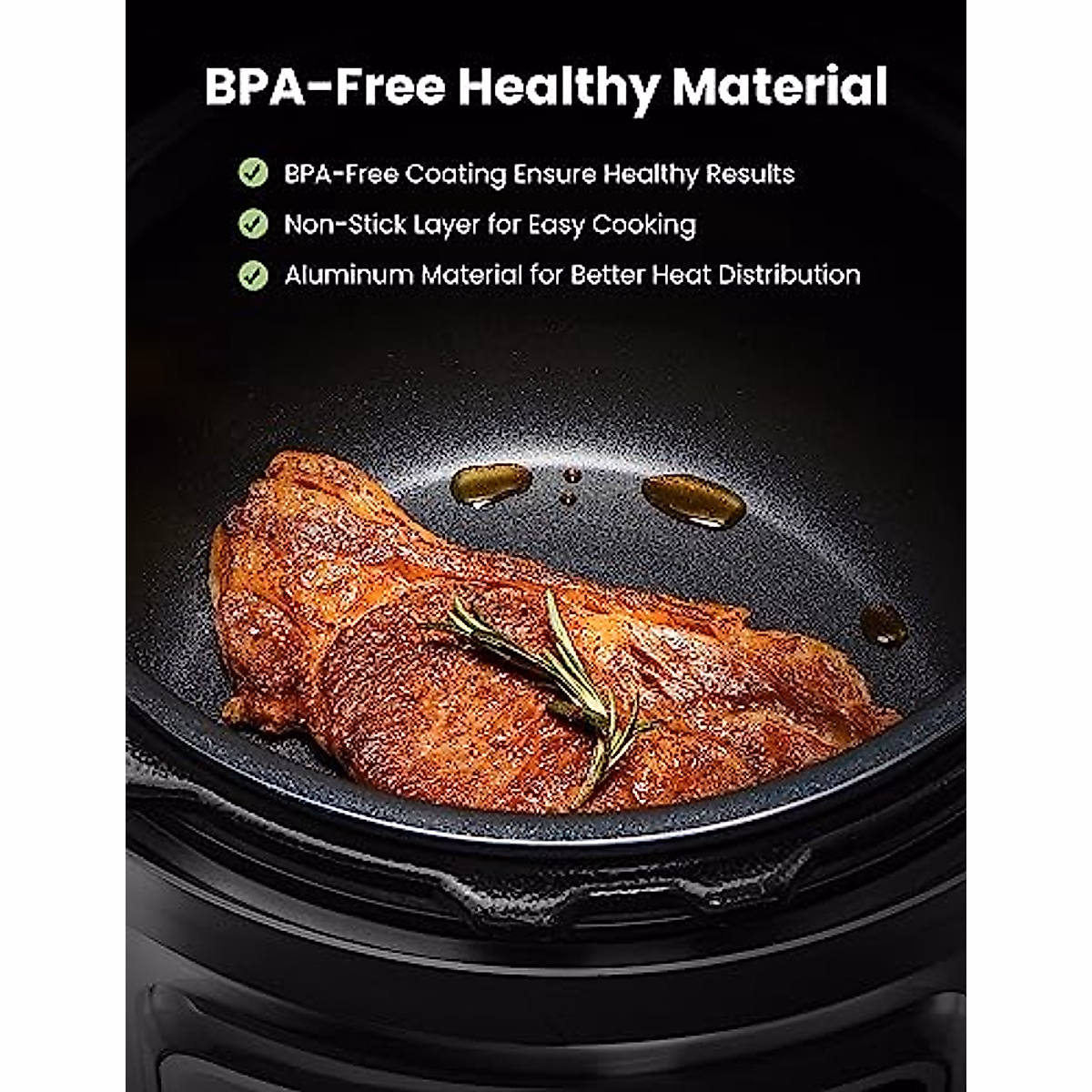 COMFEE’ 16 in 1 Electric Pressure Cooker Instant Multi Cooker Olla de Presion Non-Stick Pot Yogurt Maker Rice Cooker Slow Cooker Sauté Steamer 8 Quarts Stainless Steel