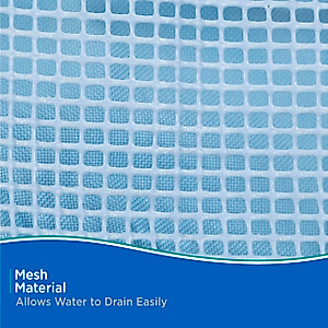 Kenney KN61579 Portable 7-Pocket Mesh Shower Tote/Shower Caddy for Toiletries and Personal Care Organization for College Dorms, Gym, Beach, or Travel, Blue