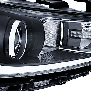 KARPAL Halogen Headlight for 2017 2018 Hyundai Elantra Halogen Headlamp Right Passenger Side RH Replacement 92102F3000 HY2503206