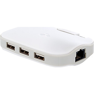 Kanex DualRole USB 3.0 to (3) Port USB Hub with Gigabit Ethernet Port (USB3GBIT3X)