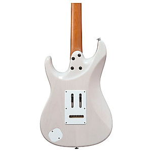 Ibanez AZ2204N Prestige 6-String Electric Guitar (Antique White Blonde, Right-Handed) with Case
