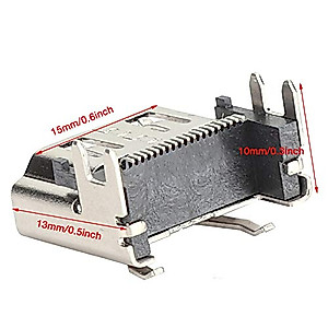 TRAZ for Port, Stable Output for Port Socket Interface Connector Replacement,for Game Console,for Game Player,for Game Lover