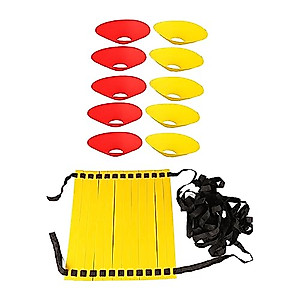 TYTOGE Speed Agility Train Kit Agility Football Ladder Soccer Cones Training Equipment with Bag