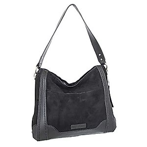 Hottie Leather Hobo (Black)