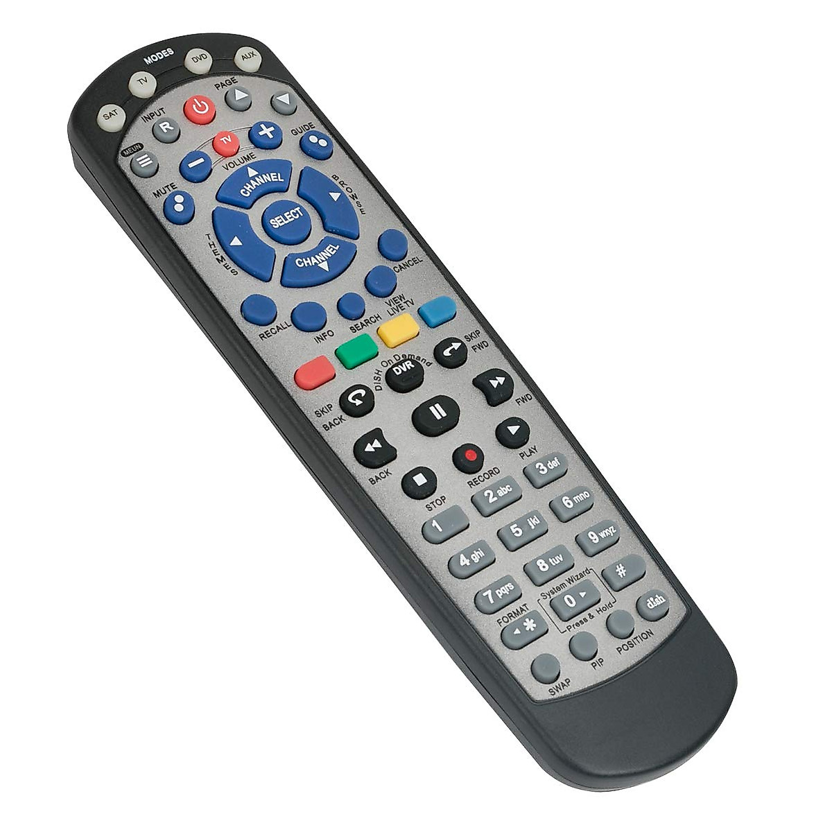 ZdalaMit Replacement Remote Control Applicable for Dish Network 20.1 IR Satellite Receiver TV1