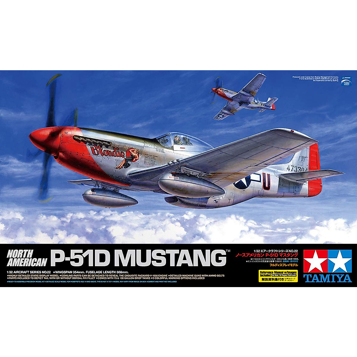 TAMIYA P-51D Mustang Hobby Model Kit (TM60322)