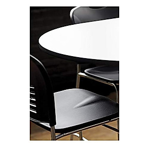 Safco Products Vy Bistro Height Sled Base Chair, Black