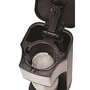 Capresso 425 On-the-Go Personal Coffee Maker, Silver/Black, Stainless steel, 16 oz