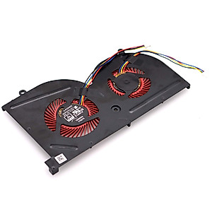 Deal4GO GPU Cooling Fan Replacement for MSi GS63 GS63VR GS73VR GS62 MS-16K2 MS-16K3 MS-16K4 MS-16K5 MS-17B1 MS-17B2 BS5005HS-U2L1