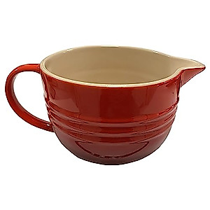 Le Creuset Stoneware Batter Bowl, 2 qt., Cerise