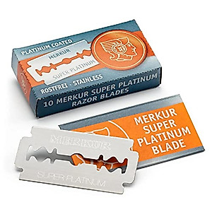 Merkur Razor Double Edge Razor Blades, MK-911, 10 Count (Pack of 1)