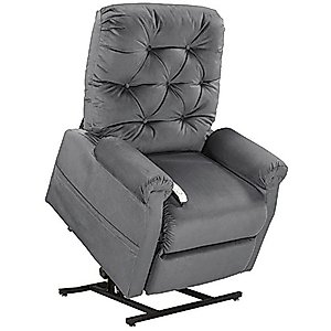 Mega Motion Classica Power Lift Chair Recliner- Charcoal (Curbside Delivery)