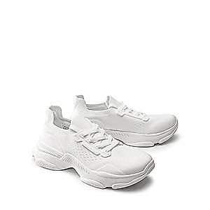 DREAM PAIRS Sneakers for Women Walking Shoes, Slip On Comfortable Tennis Shoes Lightweight for Indoor Outdoor Gym, White-02, Size 7.5, Sdfn2325W