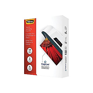 Fellowes Laminating Pouches with UV Protection, 5mil, 11-1/2 x 9, 100/Pack