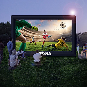 PPXIA Inflatable Screen Outdoor 30ft with Air Blower, Extra Large Blow Up Projector Screen for Outside Movie Nights Home Theater Backyards Pool BBQ Party Fun, Supports Front and Rear Projection