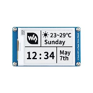Waveshare 2.7inch Passive NFC-Powered E-Paper Module No Battery Wireless Powering & Data Transfer Provides Android APP Black and White Display