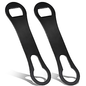 2 Pieces Bottle Opener and Pour Spout Remover Flat Bar Key for Bartenders Stainless Steel Speed Opener Multifunction Dog Bone Wine Bottle Opener for Home Kitchen Party and Bar