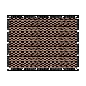 VICLLAX 90% Shade Fabric Sun Shade Cloth Privacy Screen with Reinforced Grommets for Outdoor Patio Garden Pergola Cover Canopy 6x8 FT, Mocha