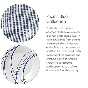 Royal Doulton Pacific Mixed Patterns Tapas Plates Set of 6