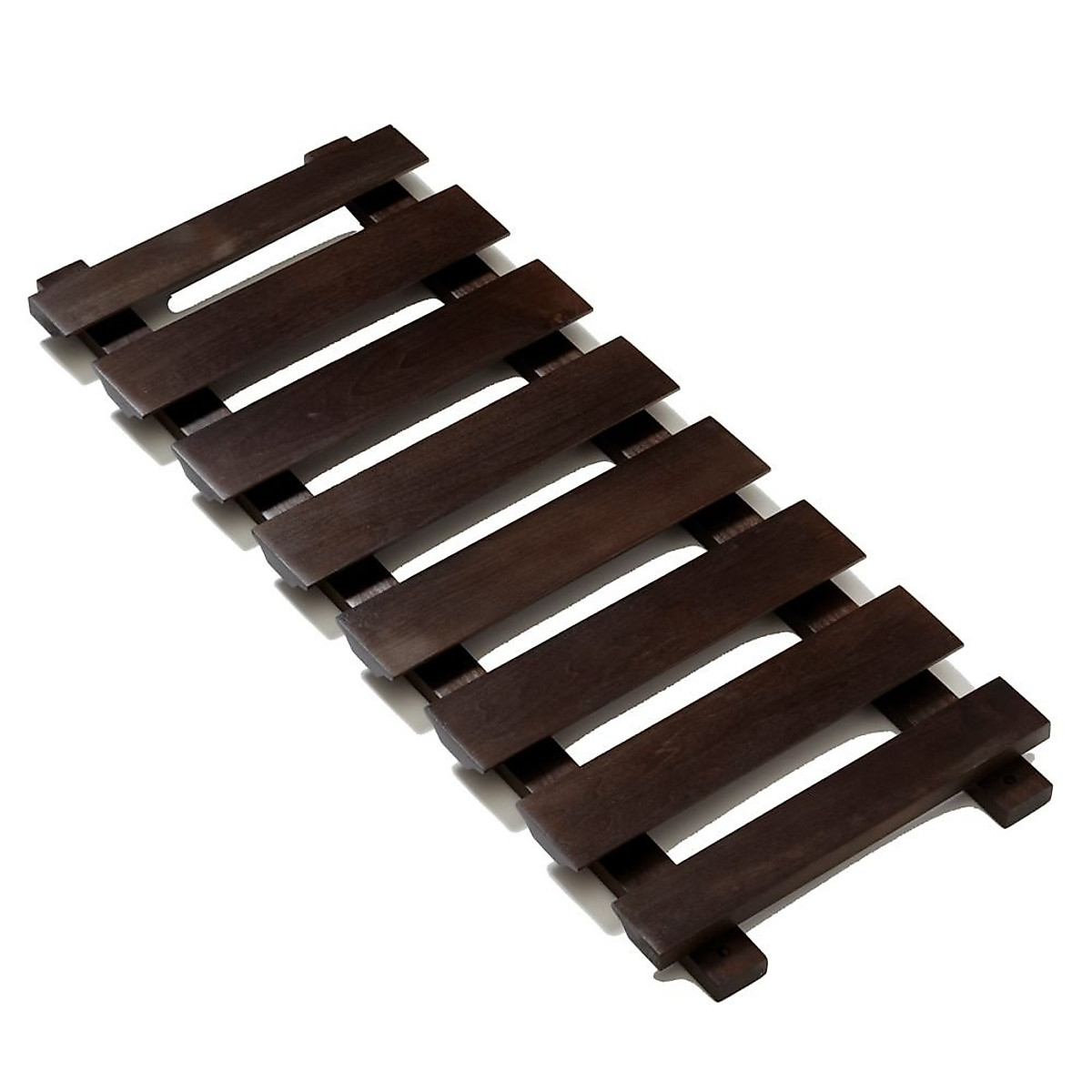 American Metalcraft GR1435 Glass Rack & Holder, Stemware Display, 35" L x 14" W, Walnut