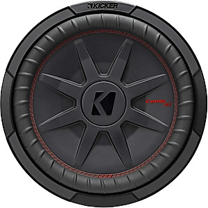 Kicker 12 Inch Comp RT Thin Woofer Includes Two 48CWRT122 2 Virtual 2 ohm Package