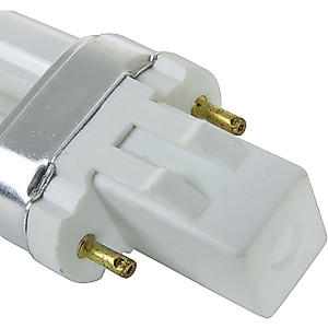 SATZOL 4 Pack 13W GX23 2 Pin Base Bulb 4100K PL-S 13W CFL Light Bulb Replacement for Sylvania 21135 CF13DS/841- Philips 146878 PL-S 13W/841 and GE 97572 F13BX/841