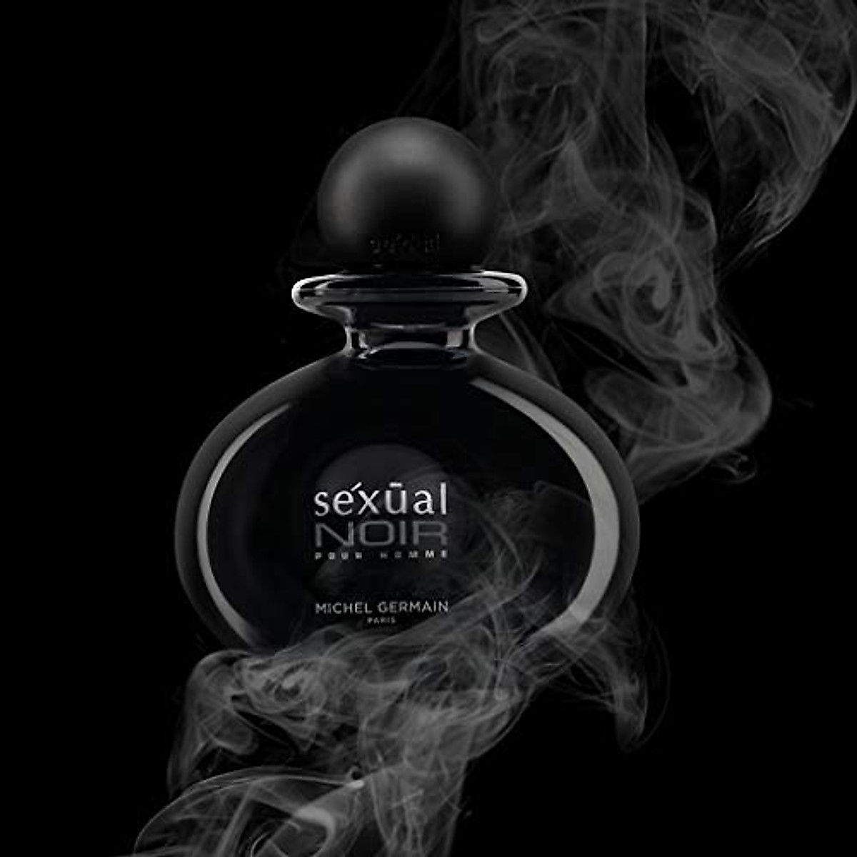 Michel Germain Sexual Noir Pour Homme Eau de Toilette Travel Spray, Top Notes of Italian Bergamot, Crisp Grapefruit, Cardamom, Mysterious Dark Natural Oils, 0.26 Fl Oz