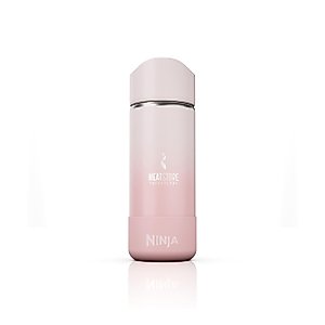 Ninja, Travel Mug, Sip Perfect 16oz, Brings Hot Drinks to Sippable Temperature in Minutes, Stainless Steel, Leak Proof, Dishwasher Safe, Metal, Insulated Tumbler, Rose Quartz, DW1603PK