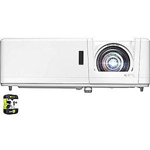 Optoma GT1090HDR Short Throw Laster Home Theater Projector Bundle with 1 YR CPS Enhanced Protection Pack