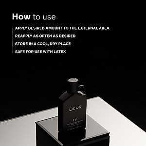 LELO F1L Silky Smooth Water-Based Lubricant, Personal Lubricant Water Based, Personal Lubricants for Privacy, 100 ml / 3.3 fl. oz