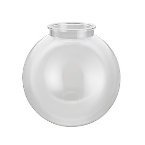 Aspen Creative 28002-60-41, 7-3/4" Clear Acrylic Replacement Lamp Post Globe with 3-7/8" Neck