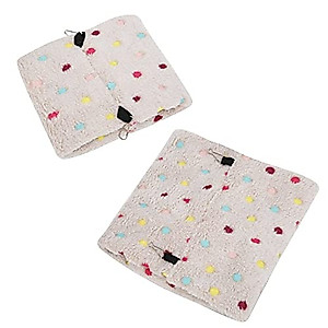 TATBUL Pets Hammocks Plush Hamster Hammock Warm Small Pets Hanging Nest Parrots Myna Birds House Cage Hanging Bed (Size : Medium)