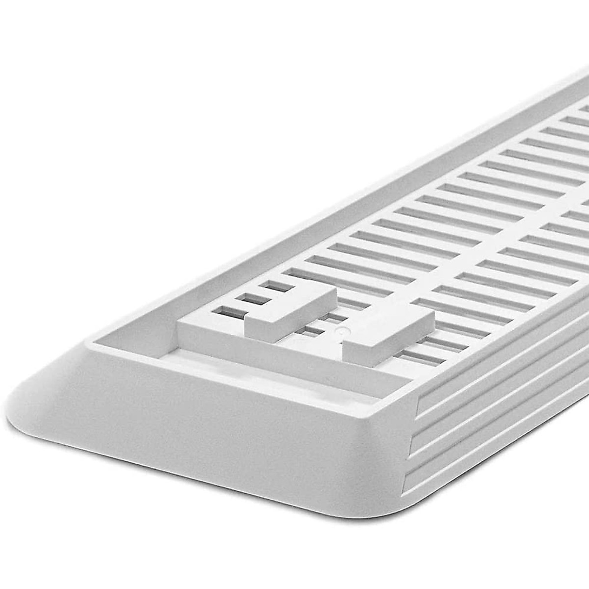 CKXIN Vertical Stand for PS4 Pro, Built-in Cooling Vents and Non-Slip Feet Steady Base Mount for Playstation 4 Pro Console, White