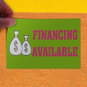 Decal Stickers Multiple Sizes Financing Available Advertising Printing B Industrial Vinyl Safety Sign Label Business 12x8Inches