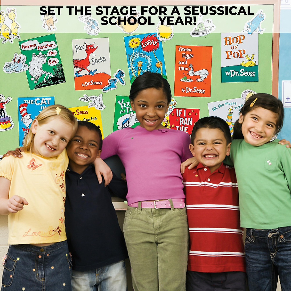 Dr. Seuss Favorite Books Mini Bulletin Board Set - 33 Pieces - Classroom Decor