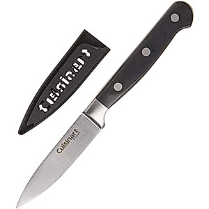 Cuisinart C77TR-3PR Triple Rivet Collection 3.5" Paring Knife, Black