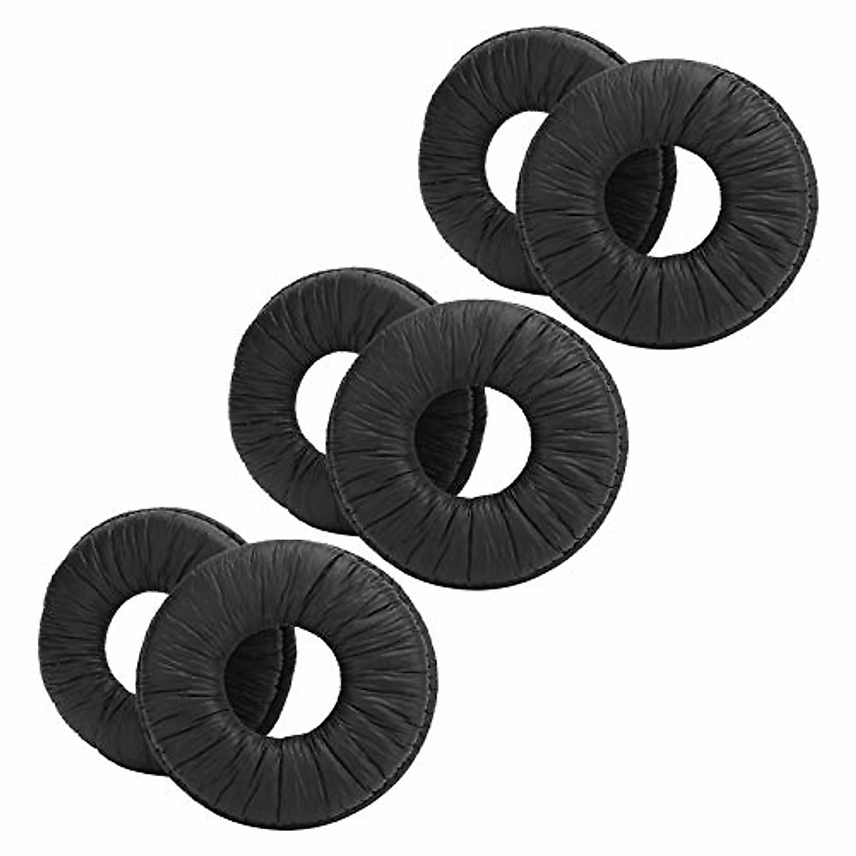 Lazmin112 3 Pairs Ear Pads, Replacement Headset Cushion Cover Fit for Sony MDR‑ZX100 ZX300 V150 V250 Headphone