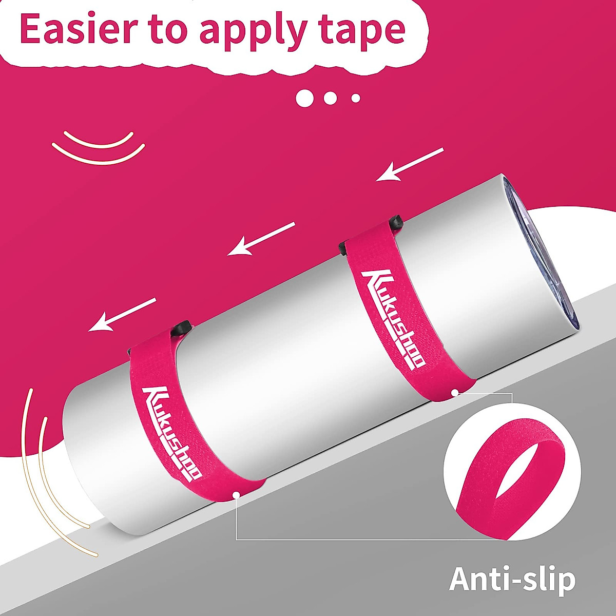 Sublimation Tumblers Pinch 4 Pack,Perfect Tumbler Clamp Tool for 15-30 Oz Sublimation Blanks Tumblers, Pinch Tumbler Perfect Clamp Grip Tool, Supplies for Sublimation Paper,Tumblers （red）