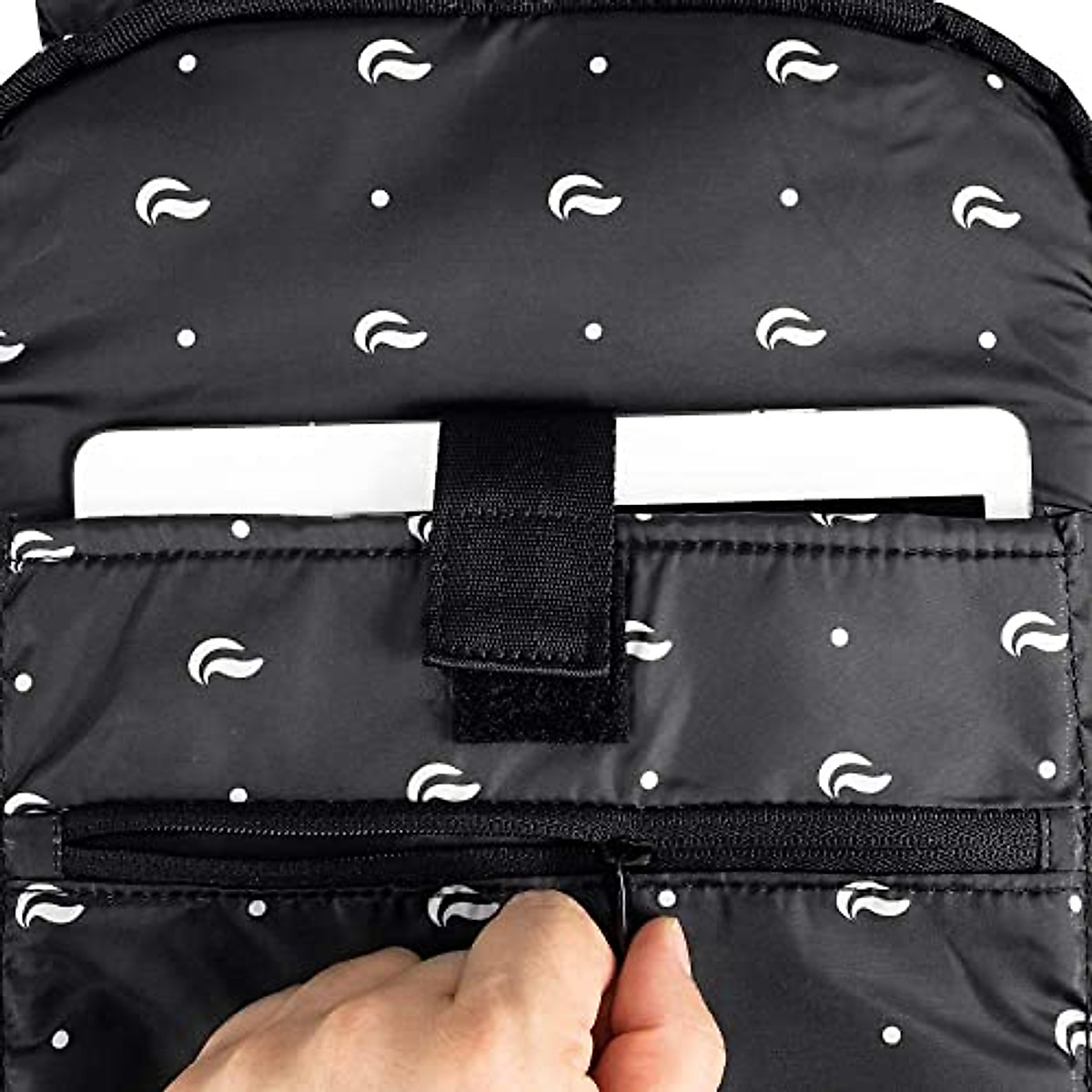 Skunk Backpack Urban - Smell Proof - Weather Resistant - NOW WITH COMBO LOCK (Black/Brown Leather)