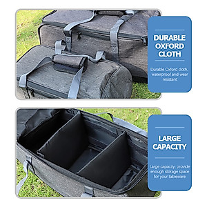 BESPORTBLE Camping Cookware Storage Bag Camping Cooking Utensils Organizer Hiking Plate Dishe Bowl Pot Storage Bag Cookware Carrier for Outdoor Camping Barbecue Travel Family