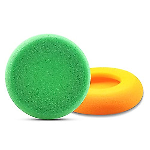 GVOEARS Replacement Cushion Ear Pads for Koss Portapro Headphones 2 Pairs (Green+Orange)