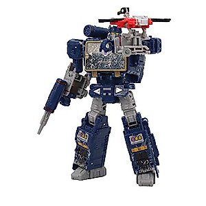 Transformers Toys Generations War for Cybertron Voyager Wfc-S25 Soundwave Action Figure - Siege Chapter - Adults & Kids Ages 8 & Up, 7"