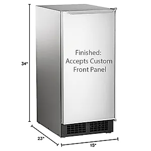 Generic Scotsman DCE33A-1SSD 15""W Top Hat Undercounter Ice Machine