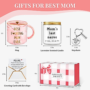 Gifts for Mom from Daughter, Son - Best Mom Ever Gifts Moms Birthday Gift Ideas Mom Box Set Mothers Day Gifts from Daughter Unique Mom Present Funny Mom Gifts Basket for Mother Day Christmas Birthday