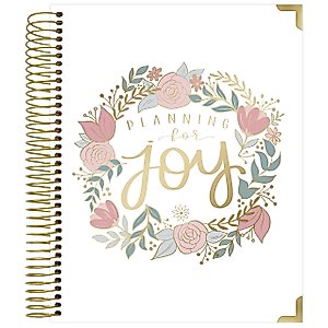 bloom daily planners New Pregnancy and Baby's First Year Calendar Planner & Keepsake Journal with Stickers - Hardcover Scrapbook Memory Book Organizer - Undated - 8” x 10" - Green & Pink