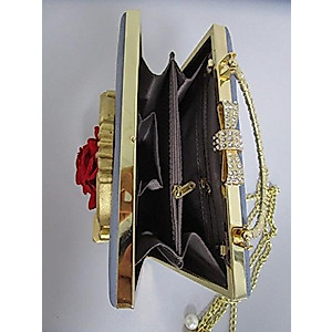 Nite closet Victorian Handbag Gothic Purses Lolita Shoulder Bag for Women Vintage Clutch (Black)