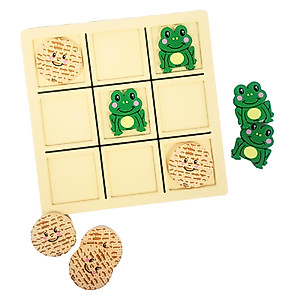 Rite Lite Passover Tic Tac Toad Game | Pesach Seder Tic Tac Toe Educational Plagues Frogs For Kids Game Night Jewish Holiday Party Hours of Fun!