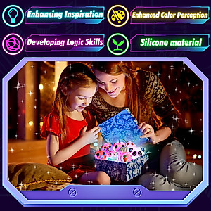 KissFree Light Up Animal Pop Balls Toys Party Favors,Goodie Bags Stuffers for Kids,Glow in Dark Pop Balls Birthday Party Favors,Pinata Stuffers,Carnival Prizes,Classroom Prizes