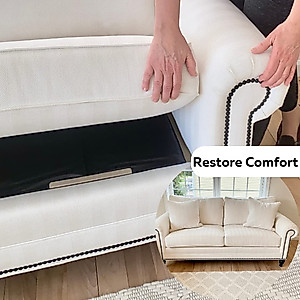 Evelots Couch Supports for Sagging Cushions, Chair, Loveseat-New-Adjustable Sofa Seat Board Set with Strong Steel Brackets to Fix & Prevent Sectionals Couches Cushion Sag