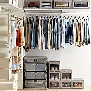 MOERKADA Big Clothes Hangers 50pack Non-Velvet Thin Plastic Hangers for Clothes -Heavy Duty Coat Hanger Set -Space-Saving Closet Hangers,Functional Non-Flocked Hanger